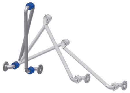 Flexible Piping / „Swivel joint Scissors“ - IGATEC